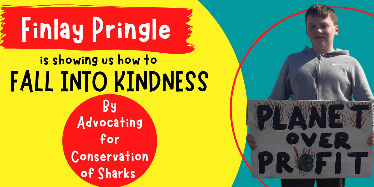 Finlay Pringle is falling into Kindness! – I Dare U 2 Bee